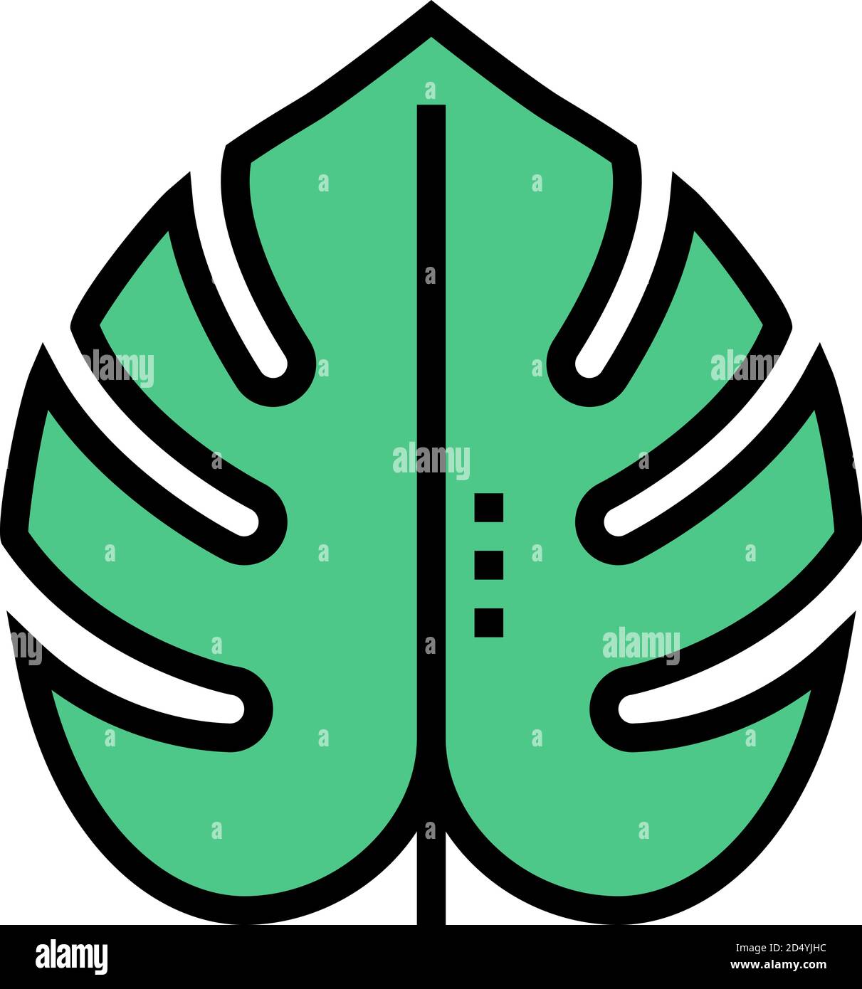 plant leaf color icon vector illustration Stock Vector Image & Art - Alamy
