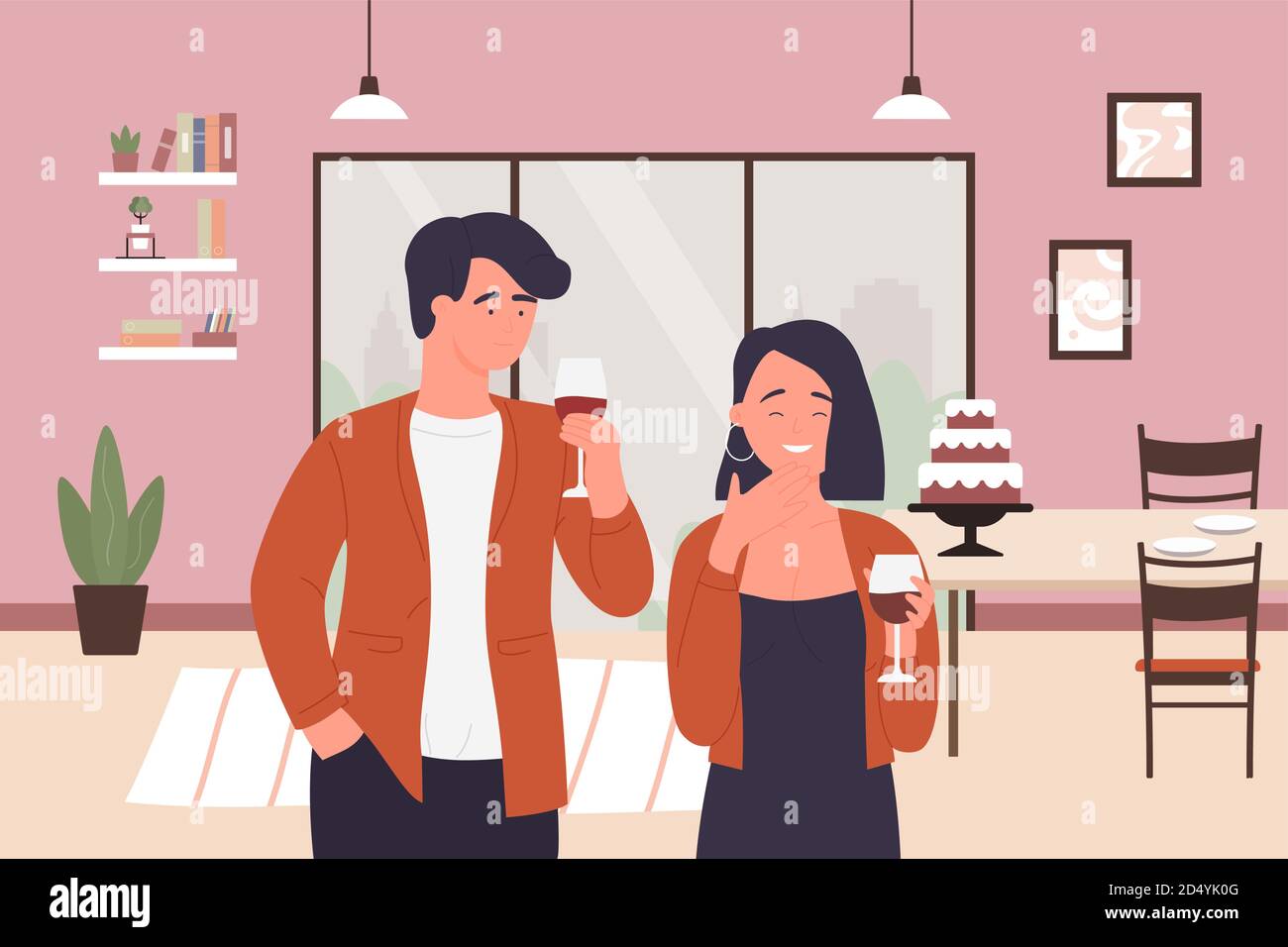 Spending time with the hands Stock Vector Images - Alamy