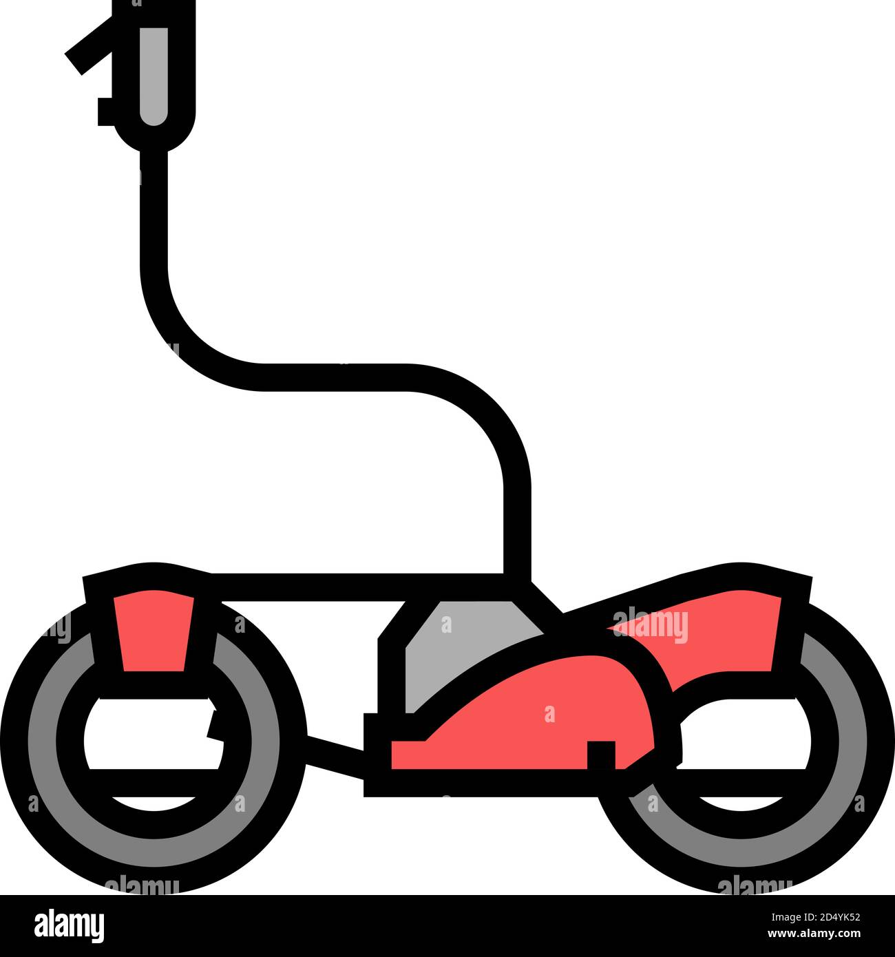 motorized vehicle transport color icon vector illustration Stock Vector ...