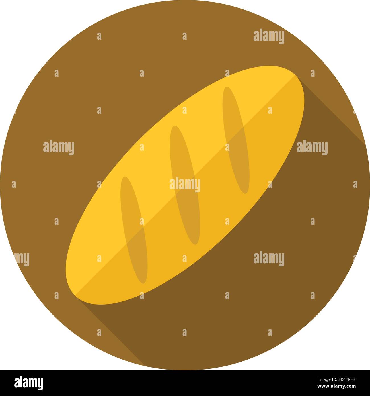 Loaf of bread icon Cut Out Stock Images & Pictures - Alamy