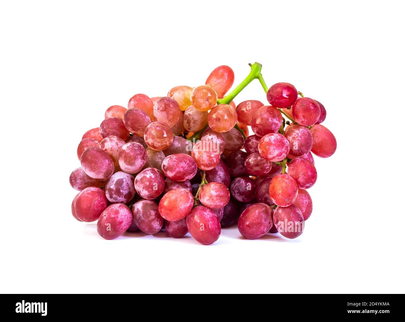 Red grape fruit isolated on white background Stock Photo - Alamy