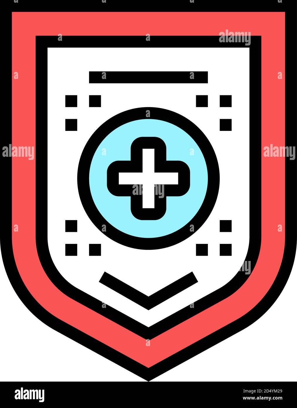 medical health protection color icon vector illustration Stock Vector ...