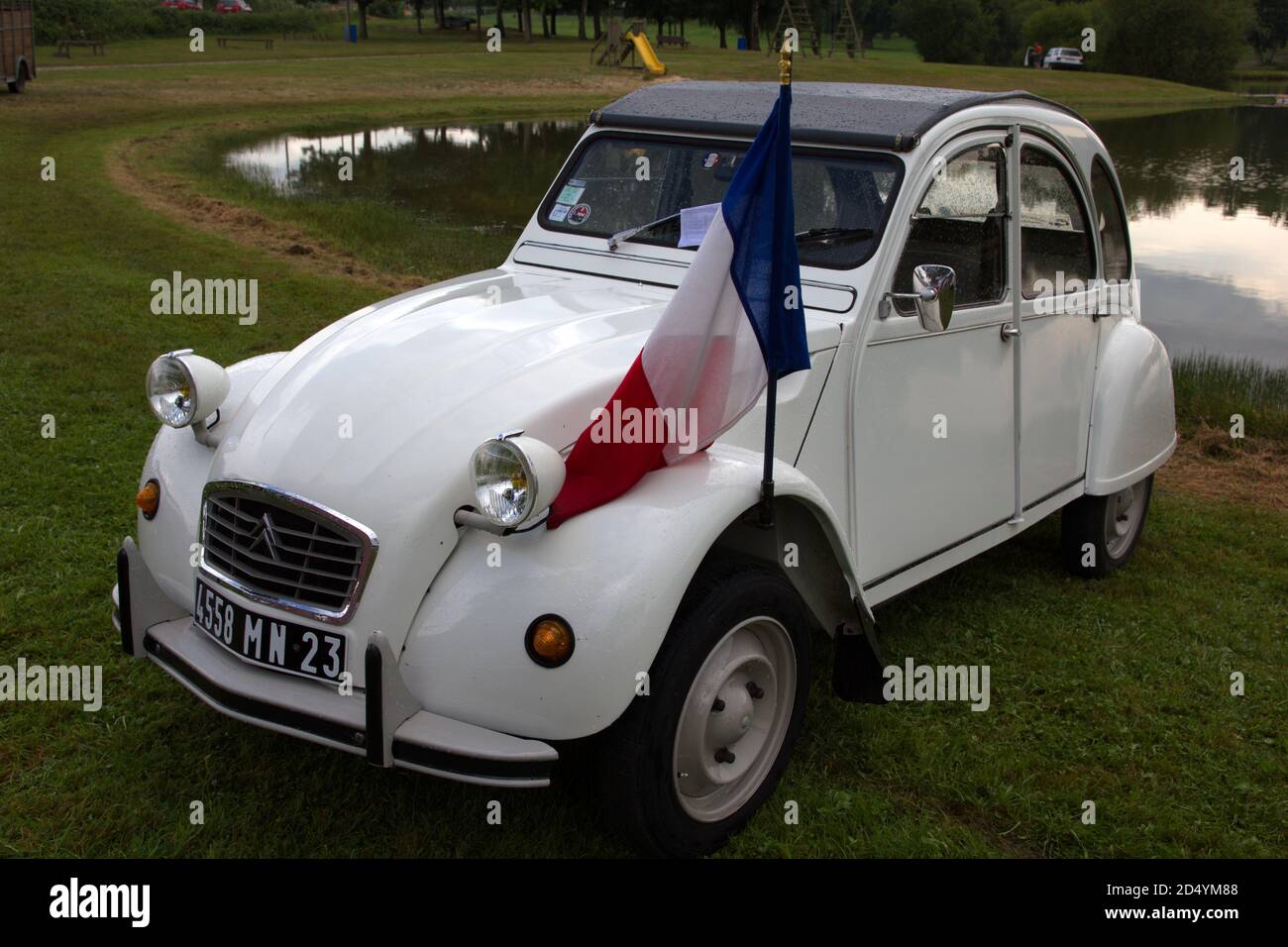 Citroen 2CV Deux Chevaux vintage French car in France Stock Photo - Alamy