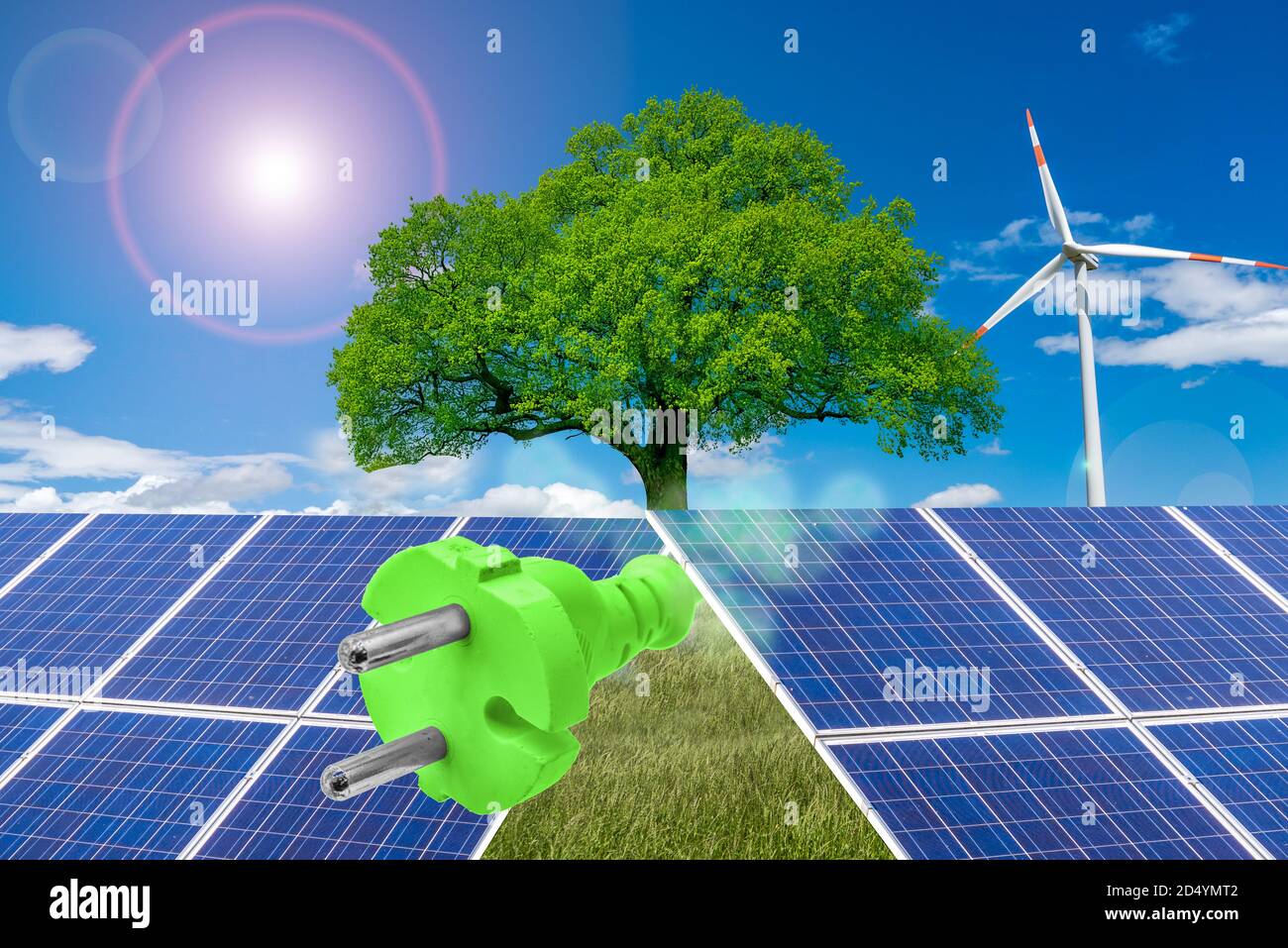 Green renewable energy environmental protection nature protection life ...