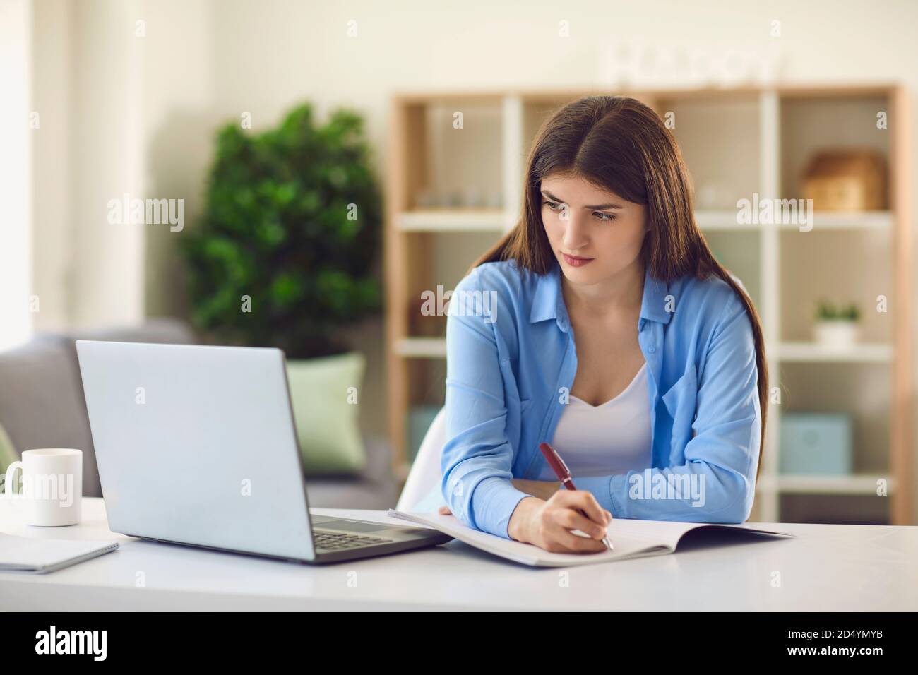 Online to study hi-res stock photography and images - Alamy