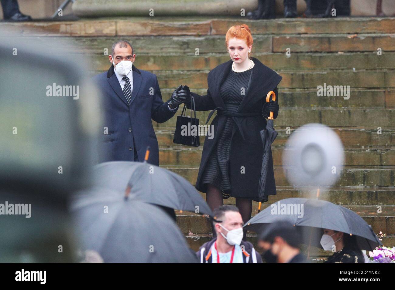 Filming of The Batman taking place outside St George's Hall in ...