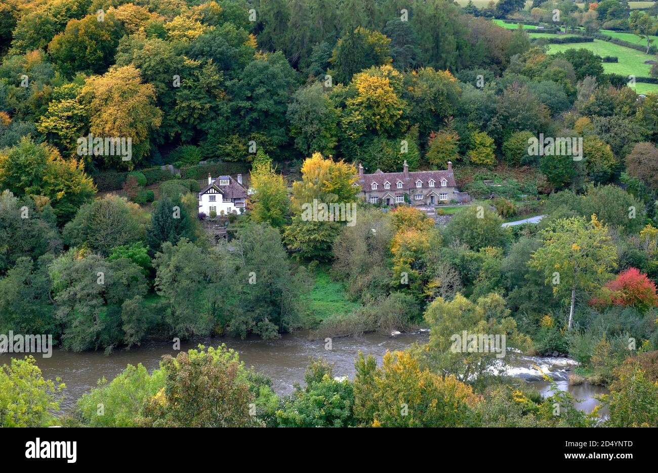 Aerial view of ludlow hi-res stock photography and images - Alamy