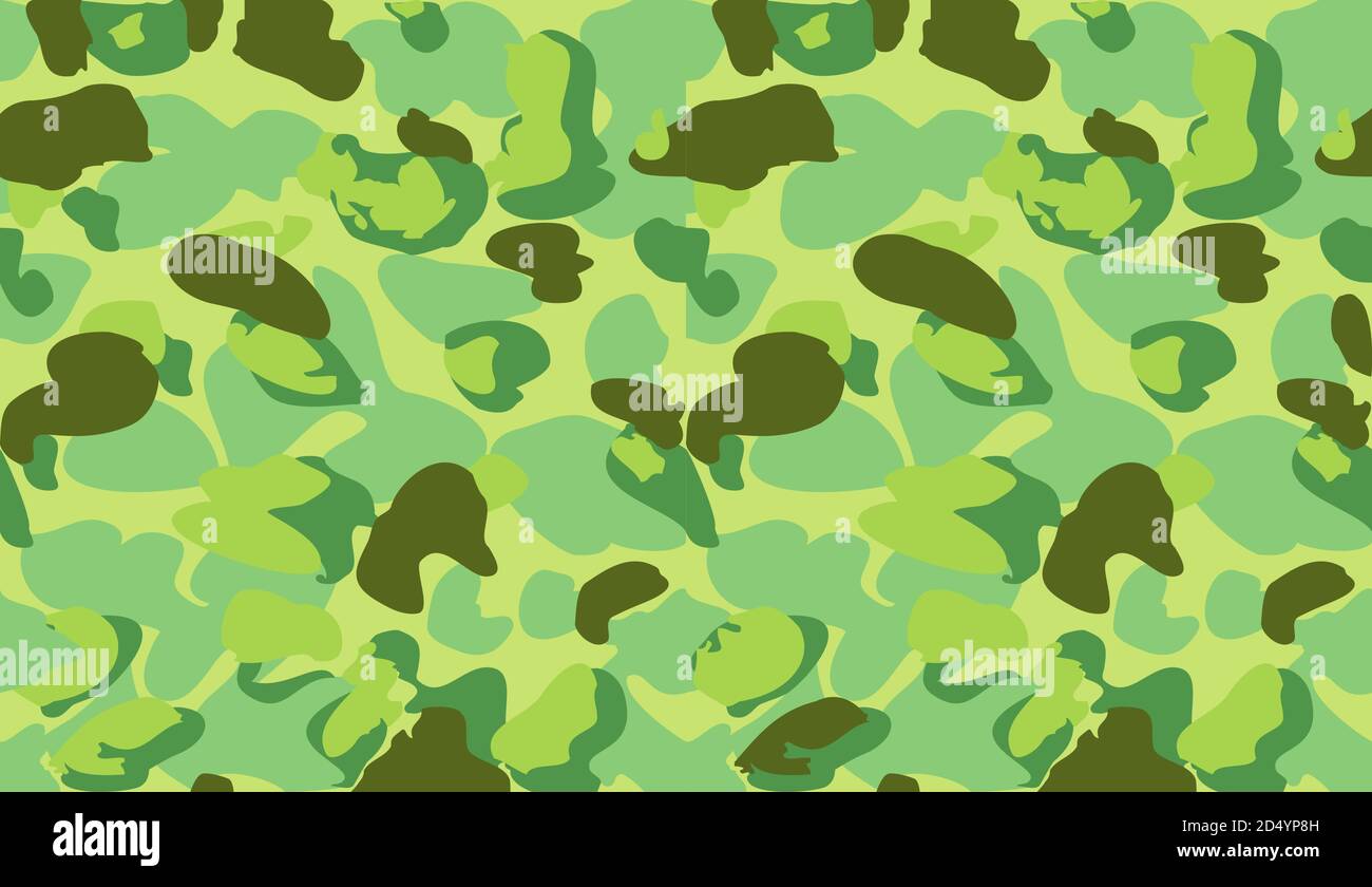 Seamless camouflage pattern background vector. Classic clothing style ...