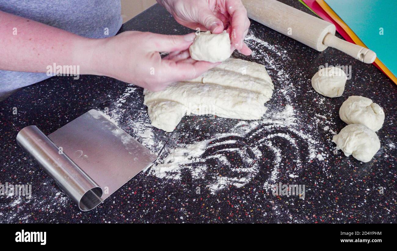 Step step preparing kitchen counter hi-res stock photography and images ...