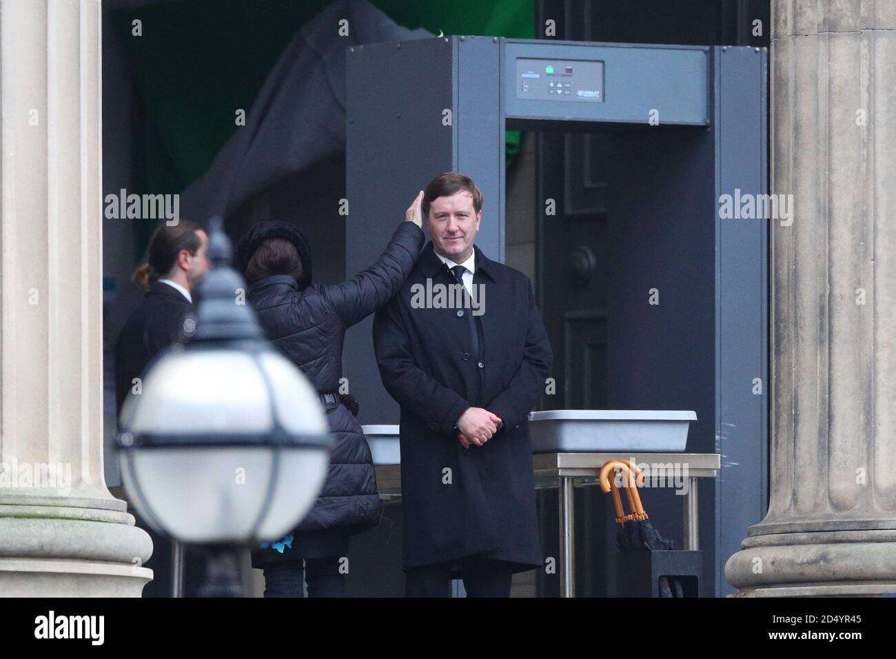 Filming of The Batman taking place outside St George's Hall in ...
