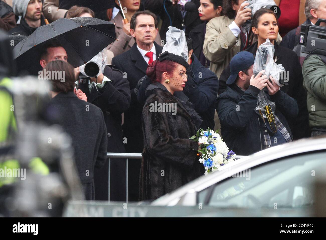 Filming of The Batman taking place outside St George's Hall in ...