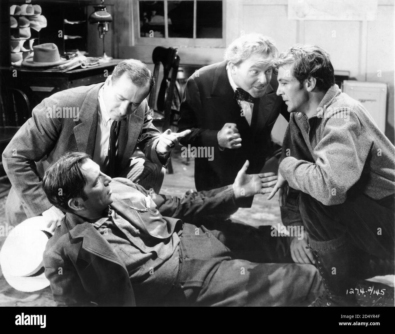 Actors fighting on stage Black and White Stock Photos & Images - Alamy