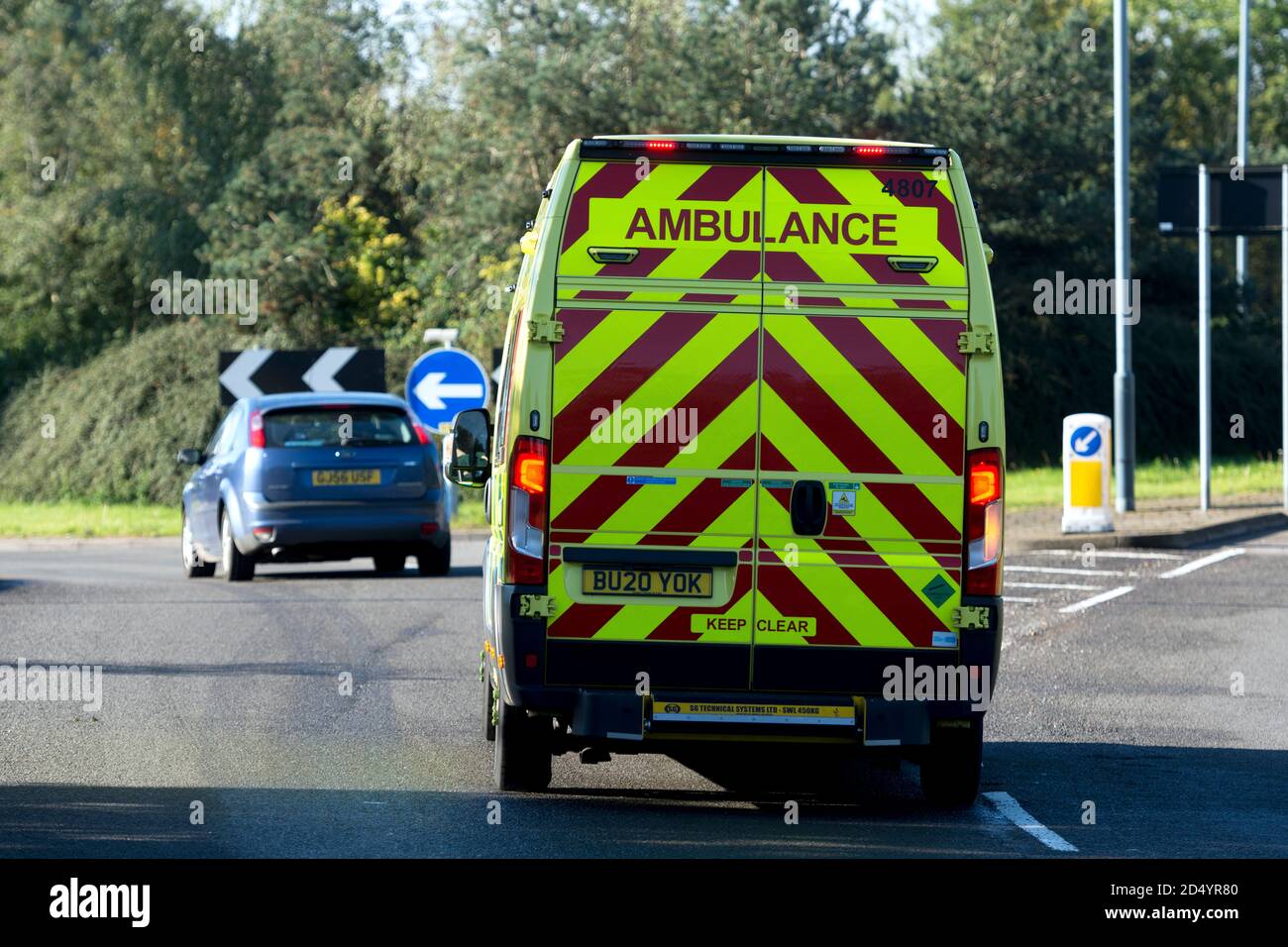 Rear view of ambulance hi-res stock photography and images - Alamy