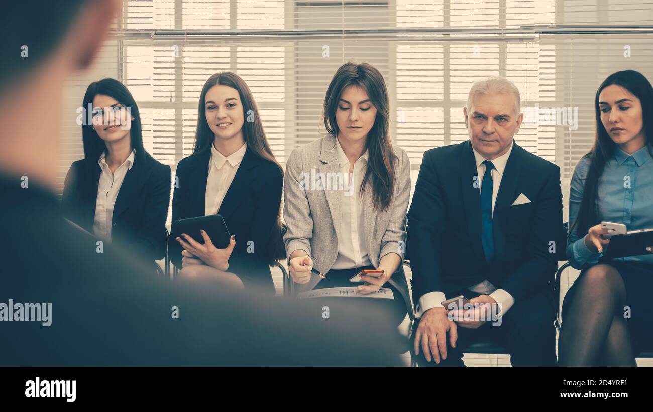 Instructing coworker hi-res stock photography and images - Alamy