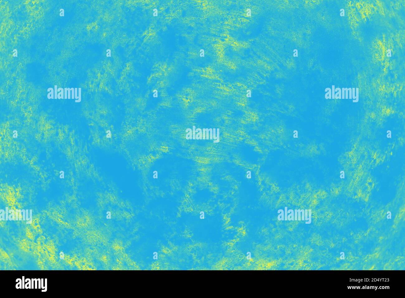 Ceramic background with paint brush strokes pattern, blue yellow patchy ...