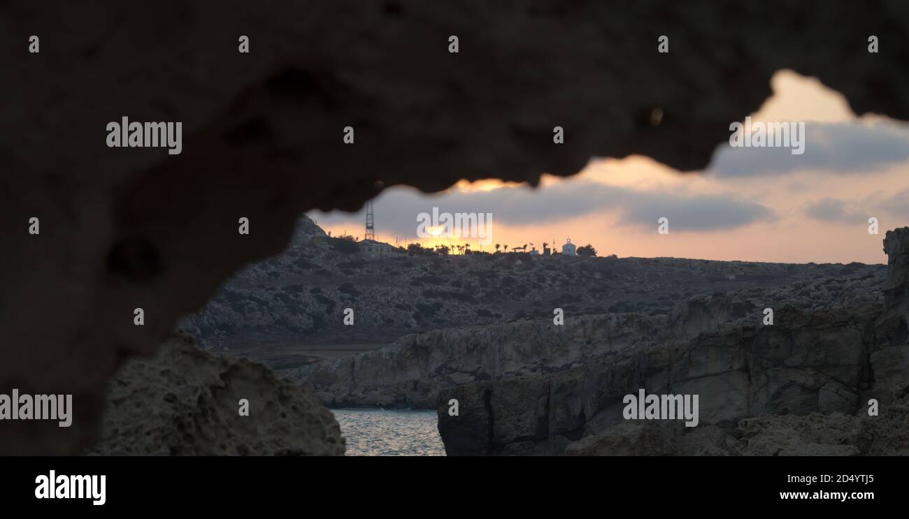 Night seashore on cape hi-res stock photography and images - Alamy