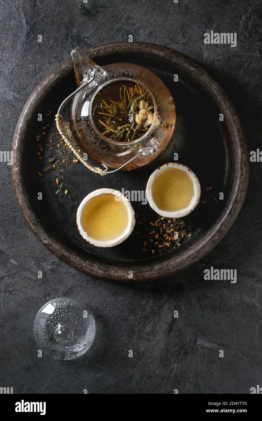Flat lay clay tea hi-res stock photography and images - Alamy