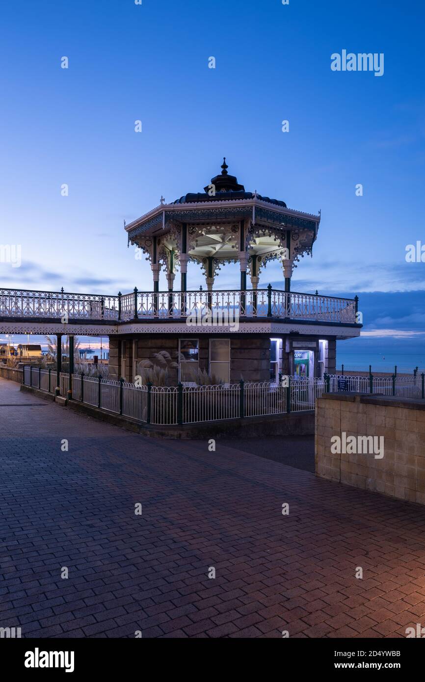 The Bandstand on Brighton seafront. Brighton, East Sussex, England, UK ...