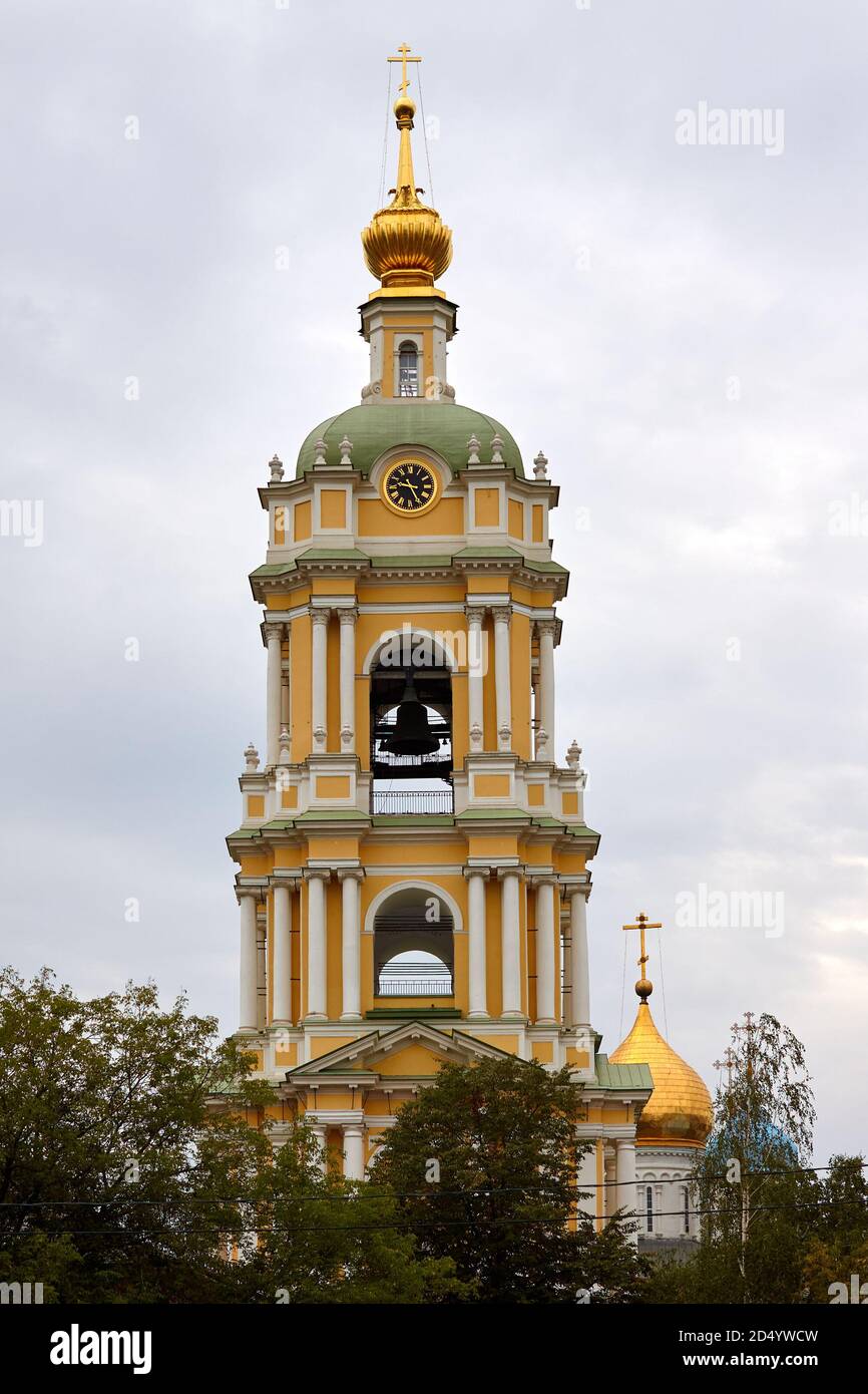 The bell tower of the Church of St. Martin the Confessor Stock Photo ...