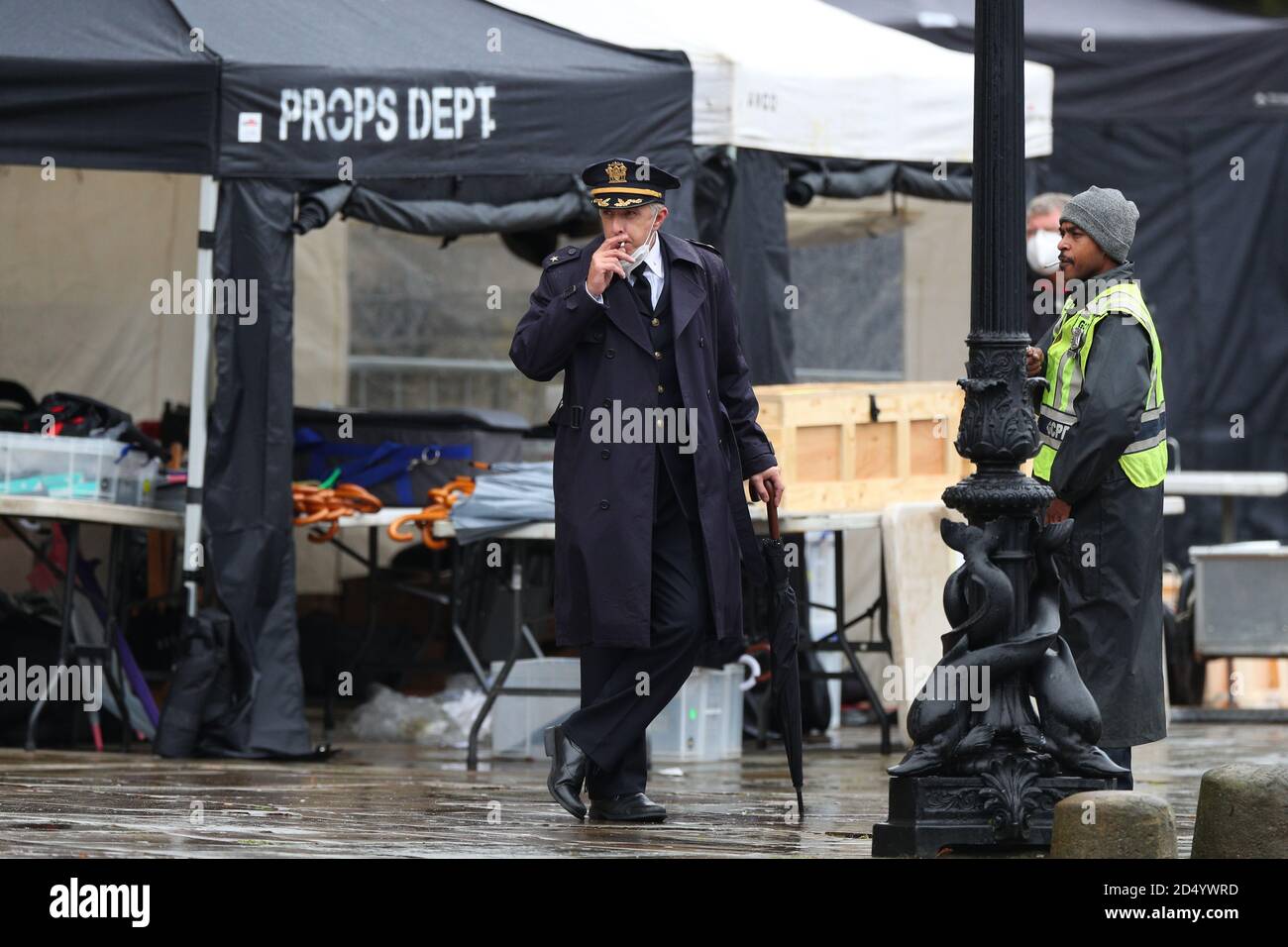 Filming of The Batman taking place outside St George's Hall in ...