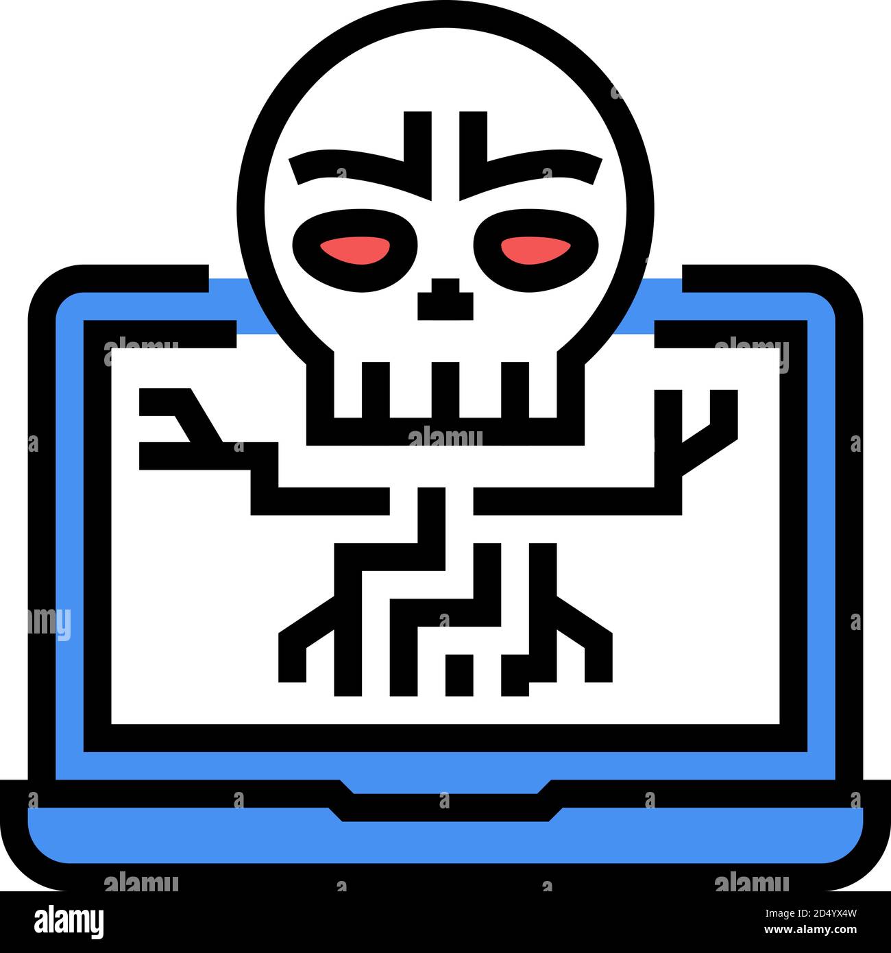 Computer death programm color icon hi-res stock photography and images ...