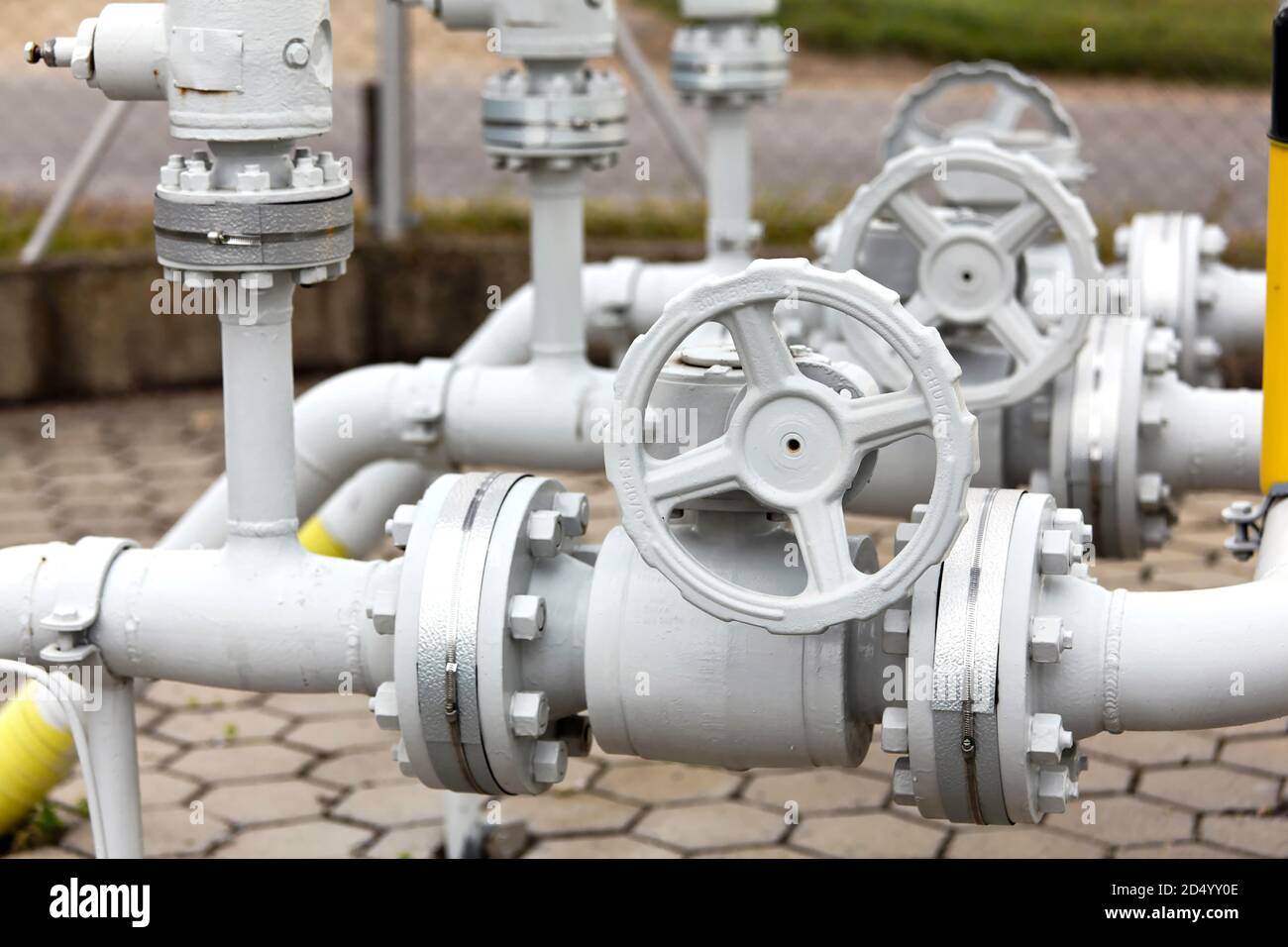 connection of a pipeline, Austria Stock Photo - Alamy