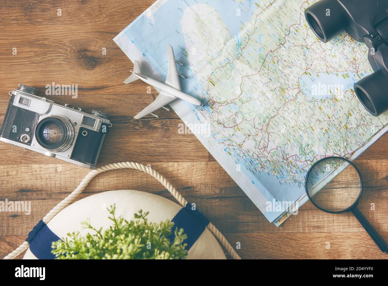 Go on adventure! map hi-res stock photography and images - Alamy