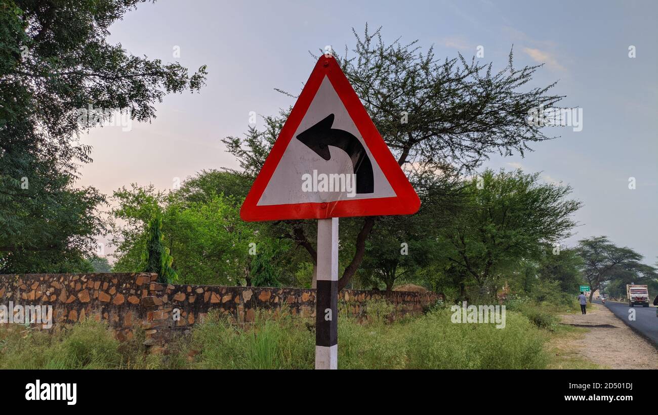 Road traffic signs india hi-res stock photography and images - Alamy