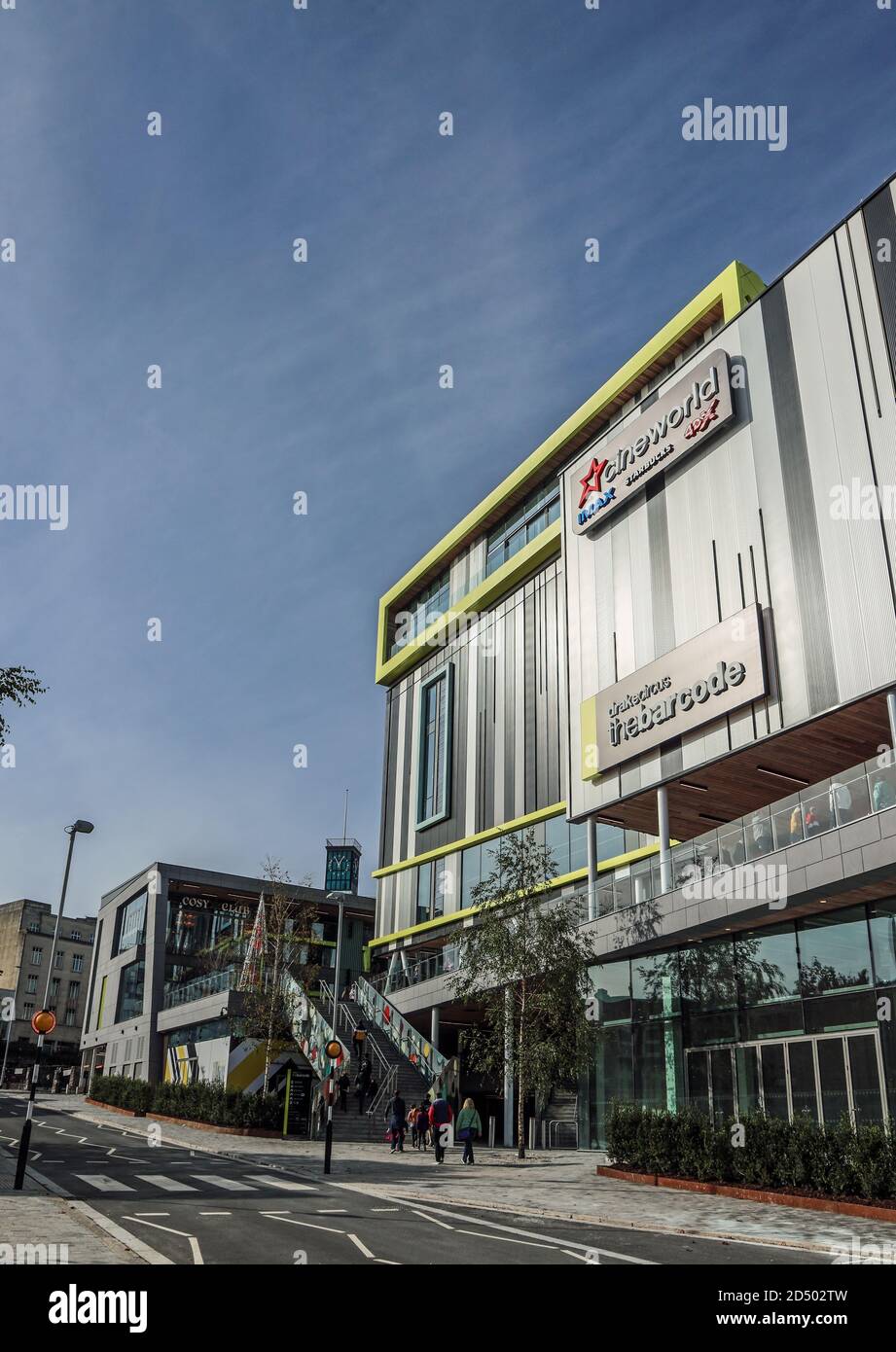 The Cineworld multiplex including IMAX and 4D at the Barcode complex in ...