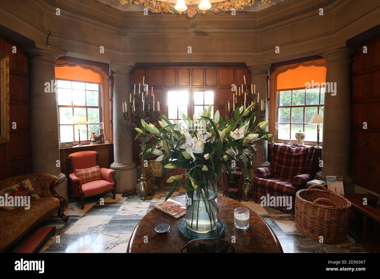 Cloncaird Castle Ayrshire, Scotland, UK. located near the small village ...