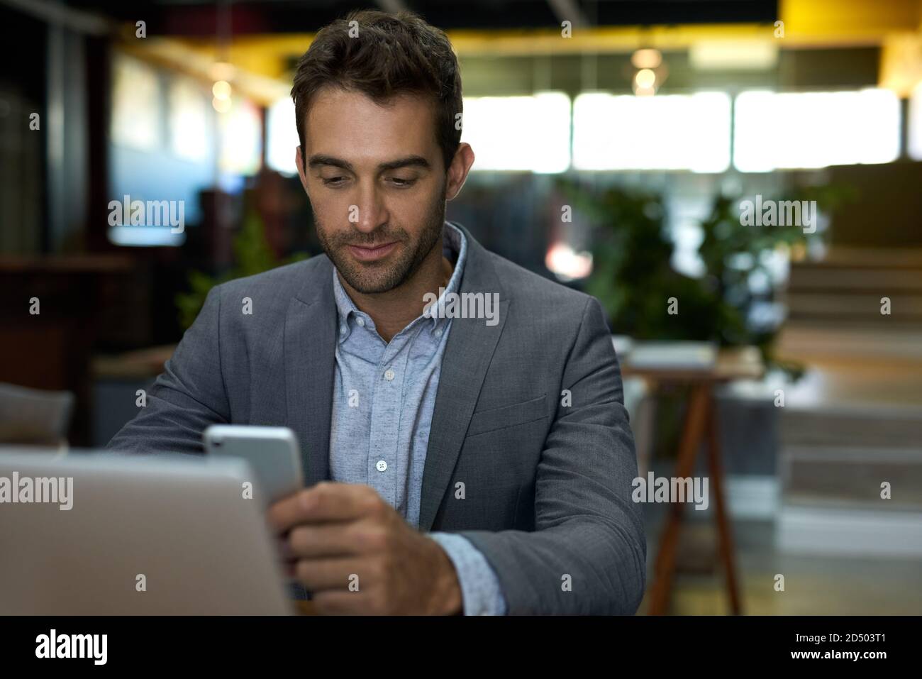 Handsome businessman ceo working in hi-res stock photography and images ...