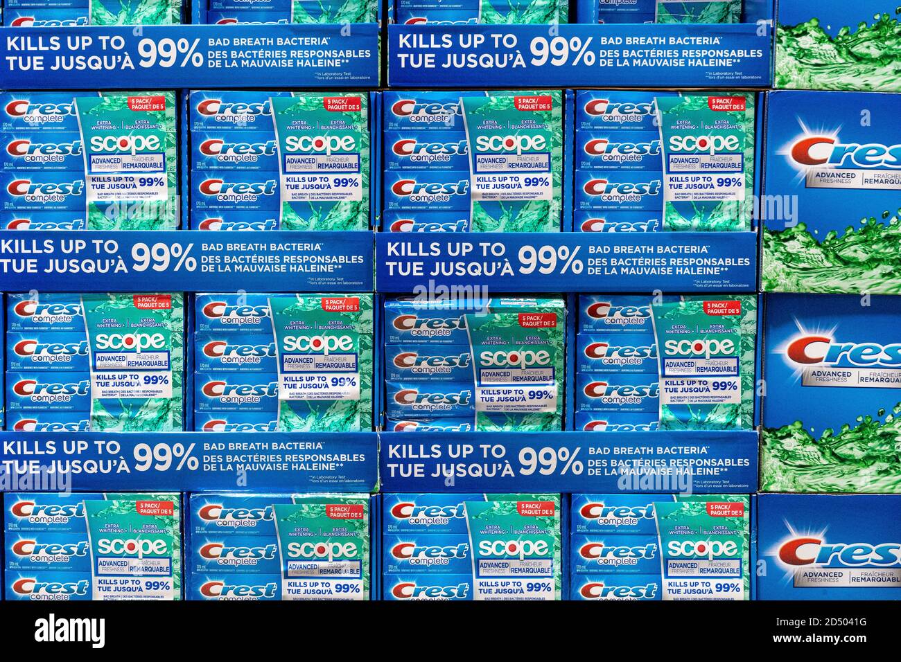 Crest toothpaste boxes hi-res stock photography and images - Alamy