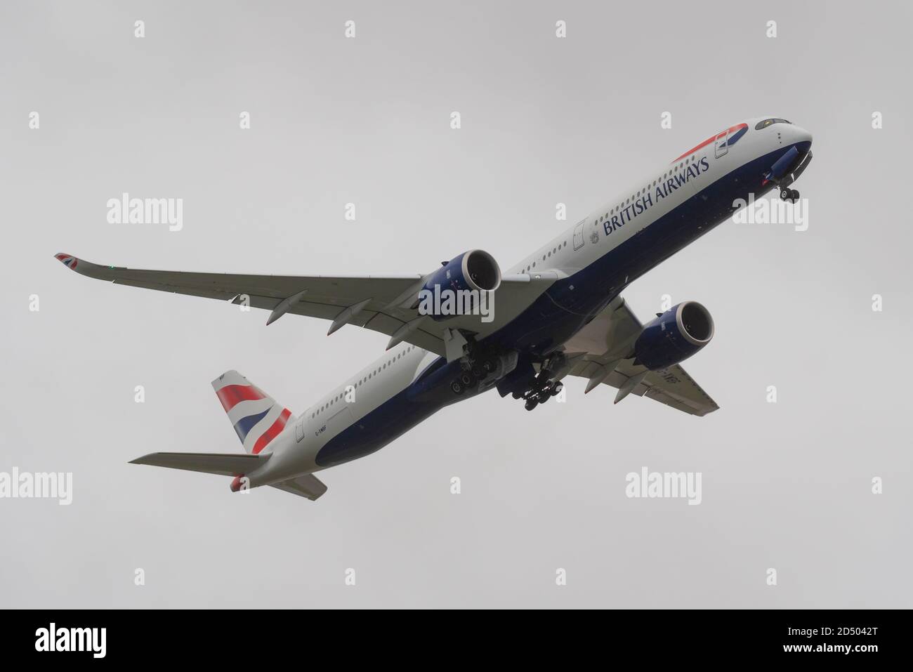 British Airways Airbus A350 -1000 jet airliner plane taking off from ...