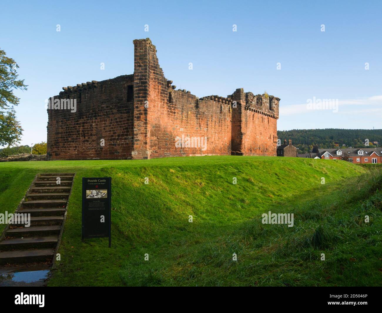 Ruins Penrith Castle built at end of 14th century by Ralph Neville ...