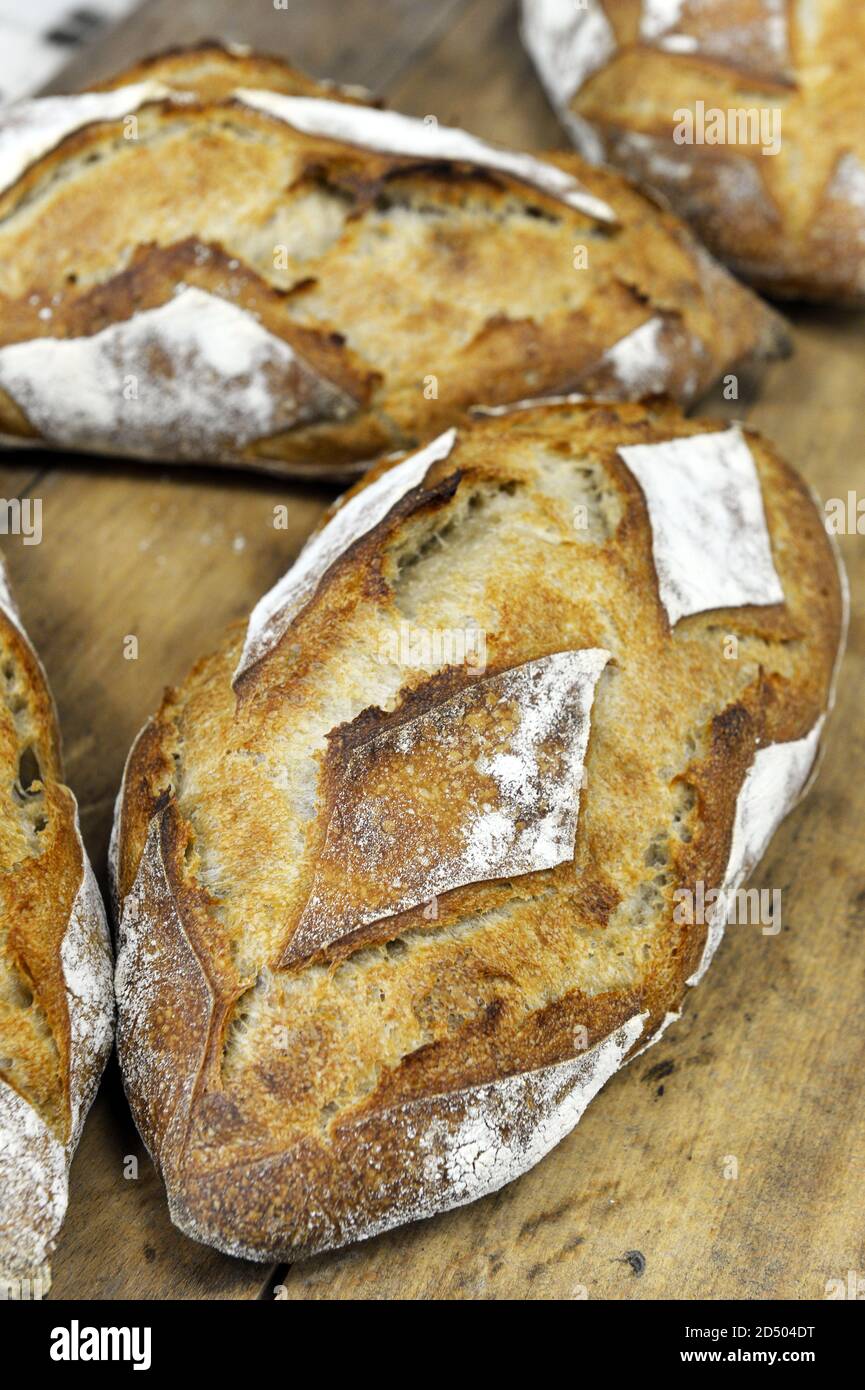 Country style bread Stock Photo - Alamy