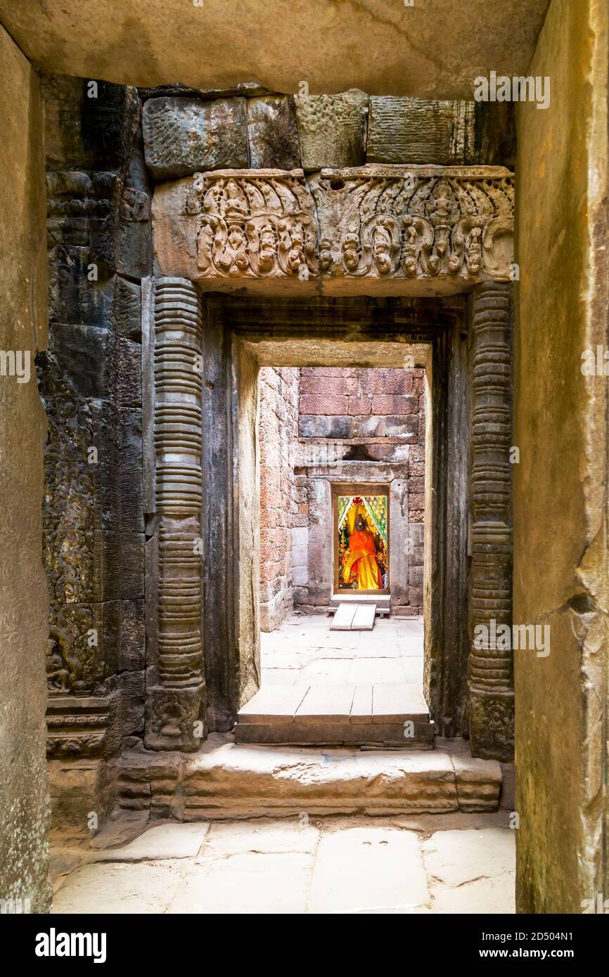 monument of Angkor Wat, part of Khmer temple complex, Asia. Siem Reap ...