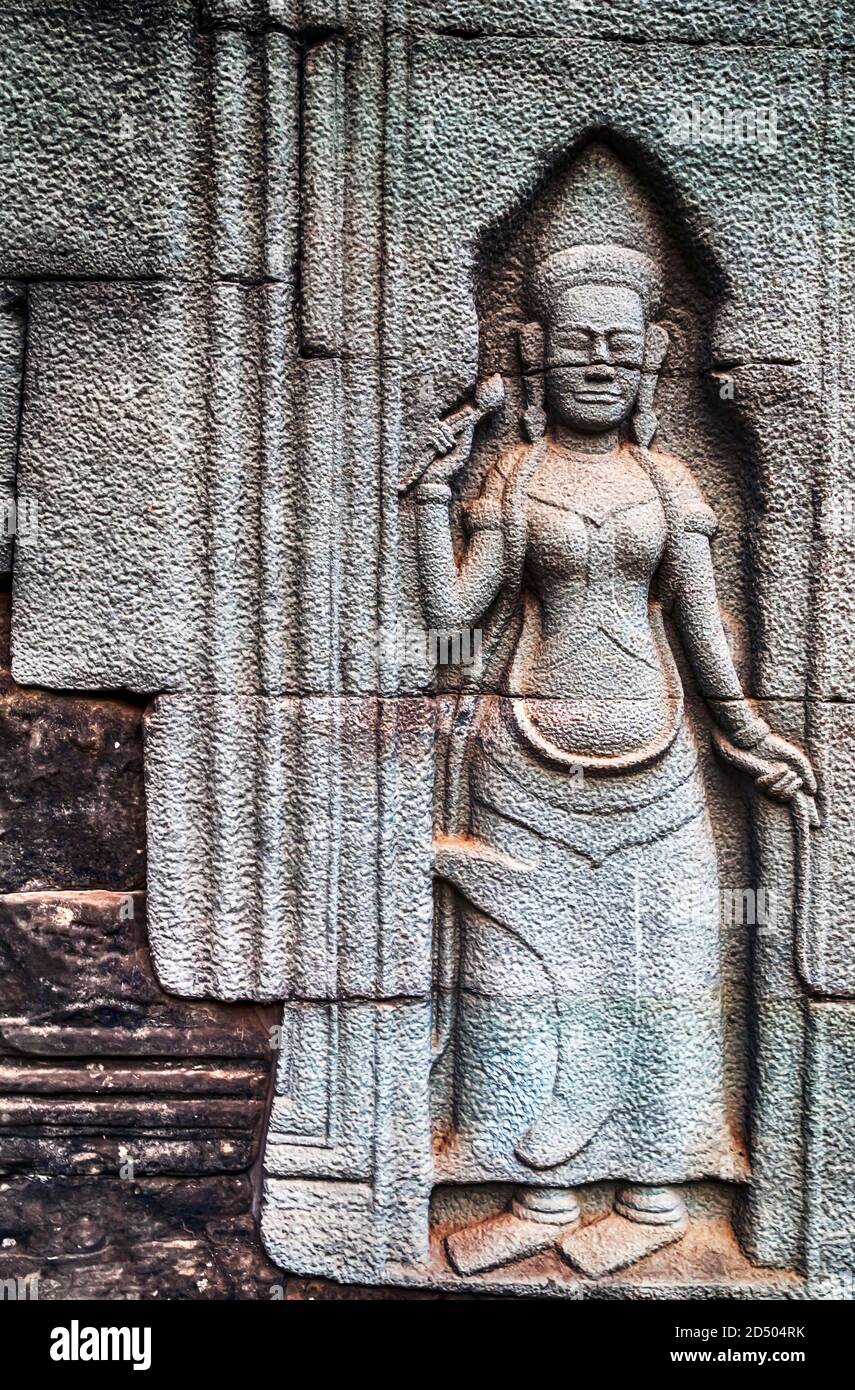 Angkor Wat, Cambodia Ancient Khmer architecture Stock Photo - Alamy