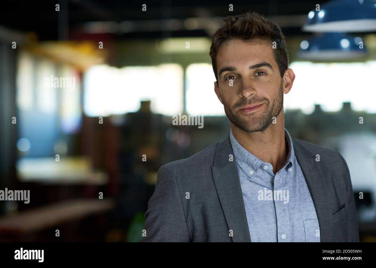 Young guy all alone at work hi-res stock photography and images - Alamy