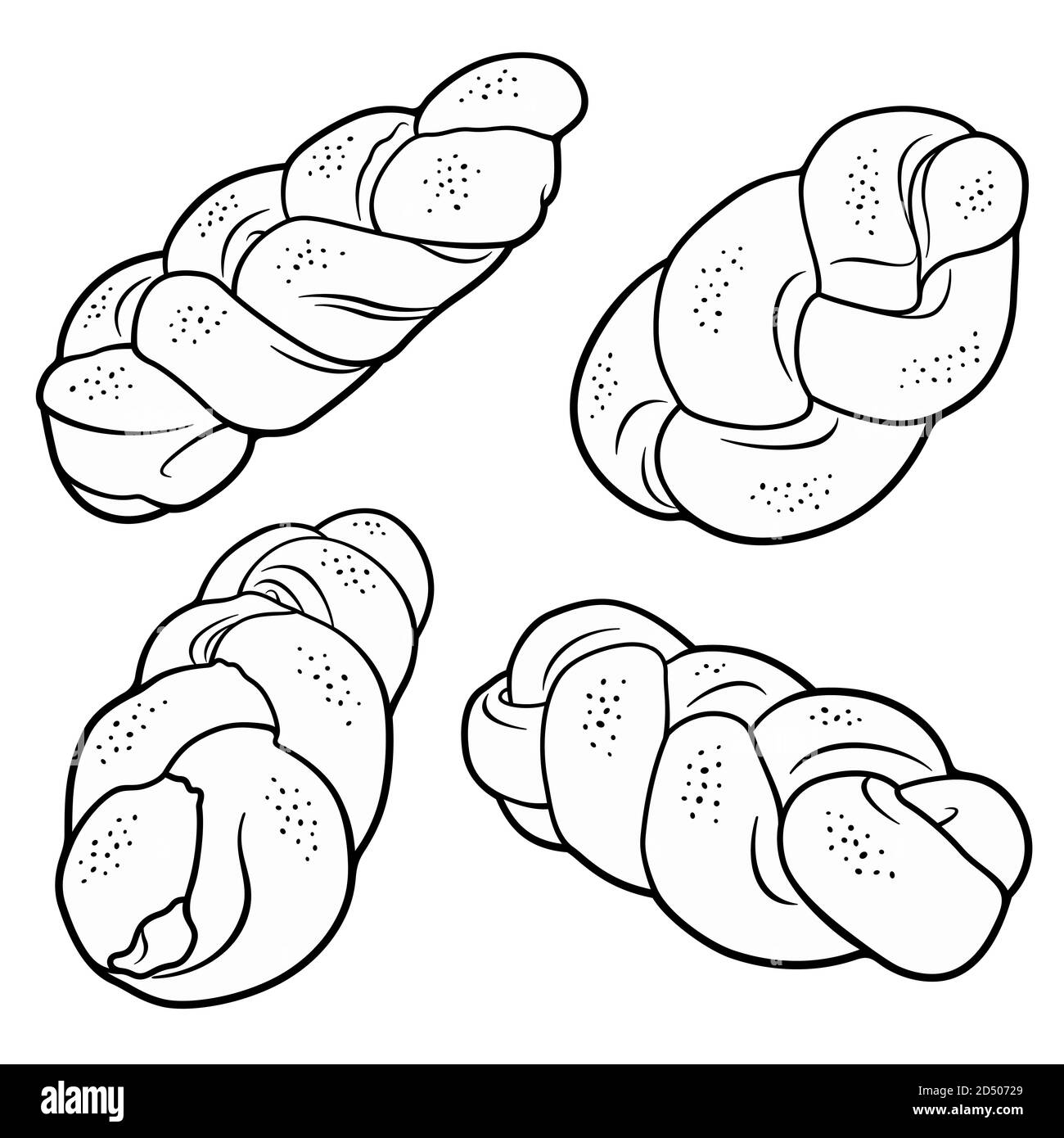 Buns hand drawn vector doodles set Stock Vector Image & Art - Alamy
