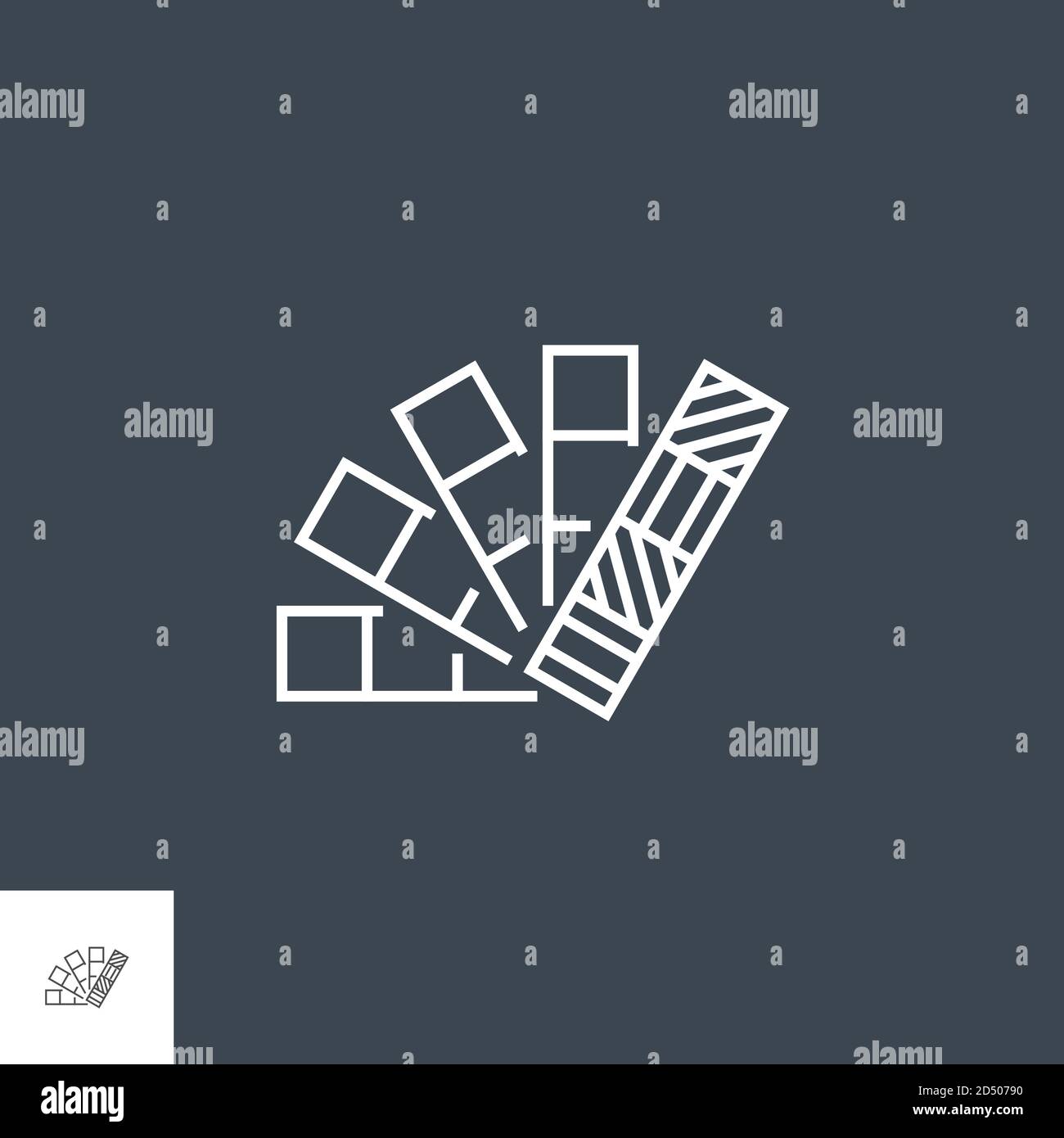 Colors Line Icon Stock Vector Image & Art - Alamy