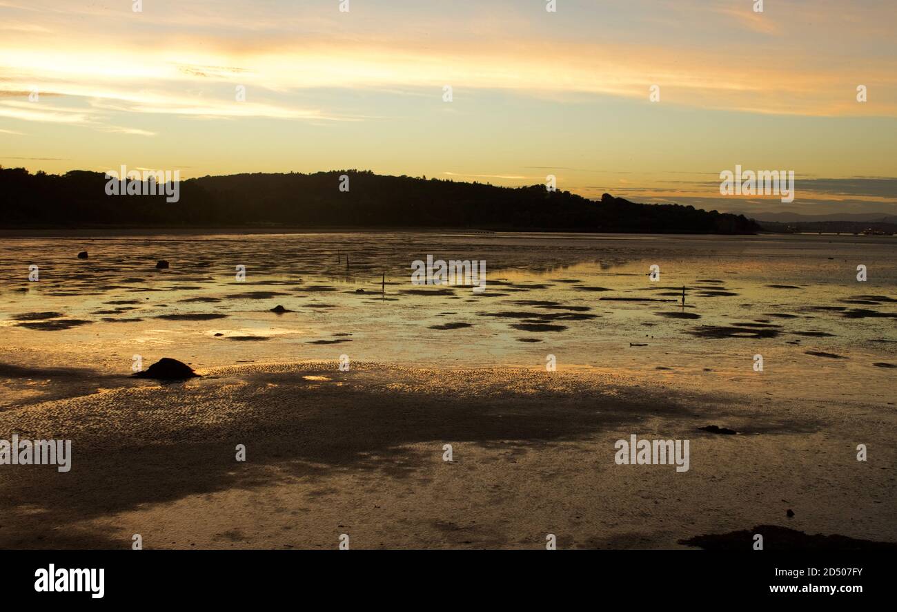 Eagle's Rock Sunset View, Cramond, Edinburgh, Scotland Stock Photo - Alamy