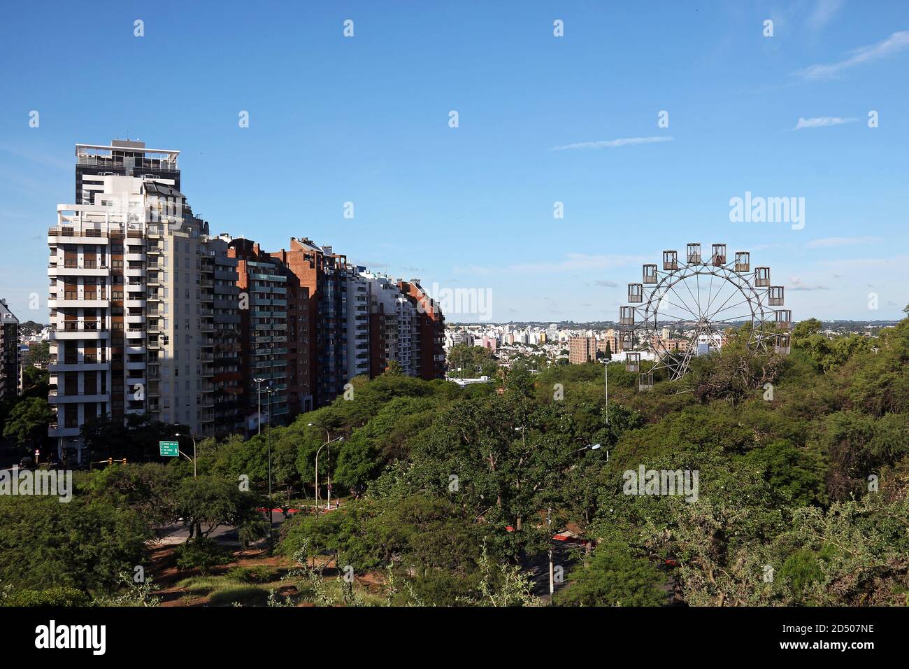Aerial shot of the Sarmiento Park in Cordoba, Argentina Stock Photo - Alamy