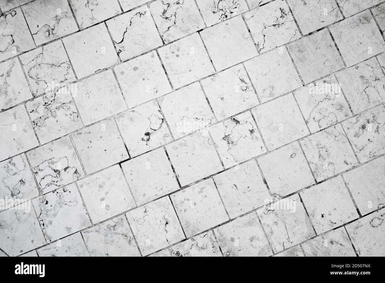 White stone floor tiling, background photo texture Stock Photo - Alamy