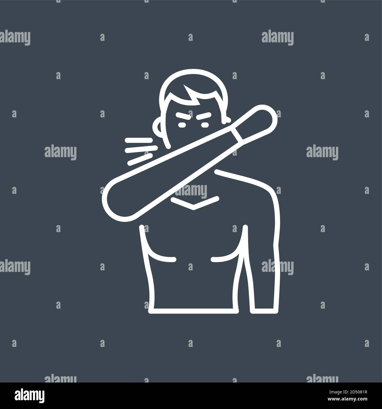 Cough related vector thin line icon Stock Vector Image & Art - Alamy
