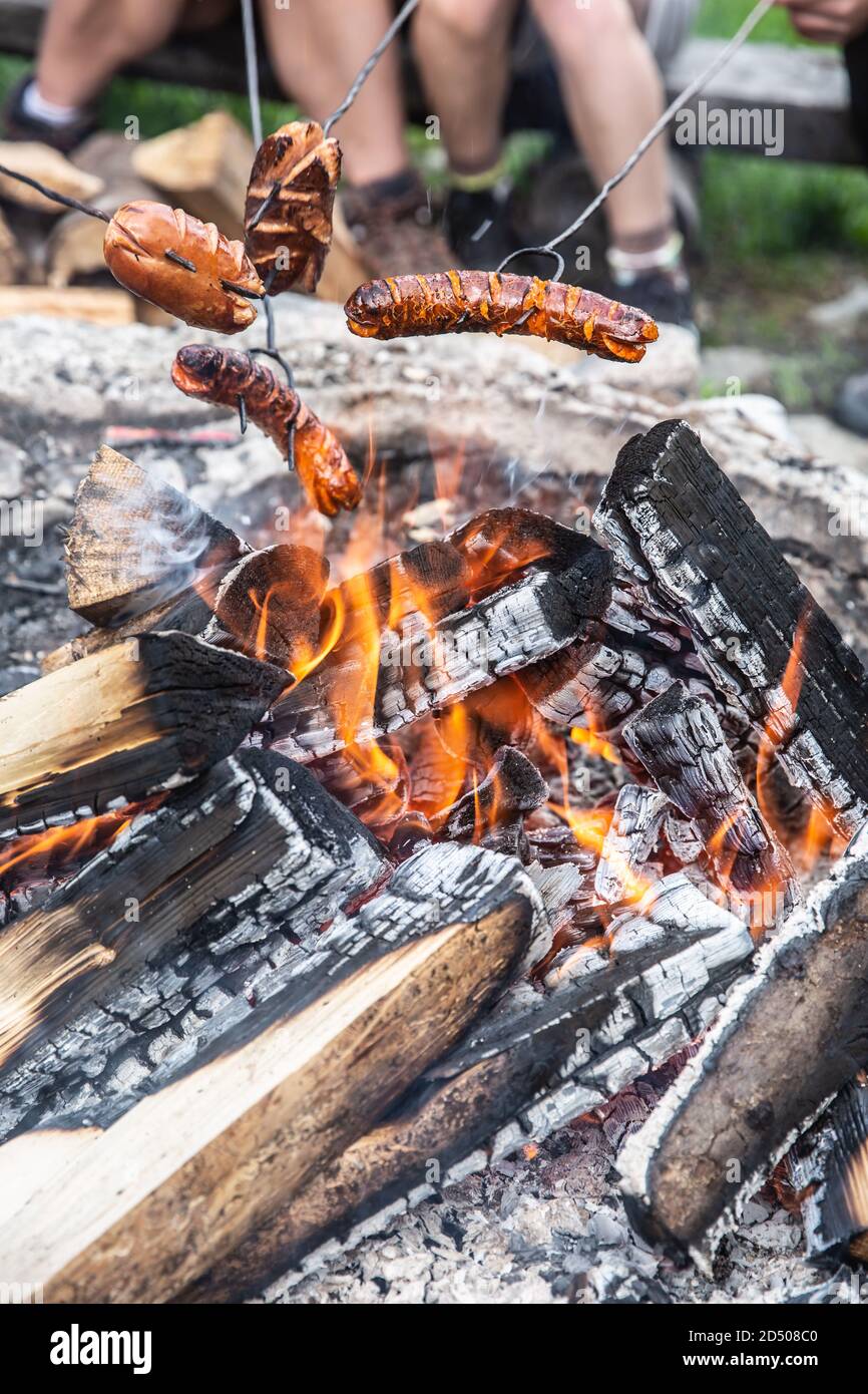 Roast over fire hi-res stock photography and images - Alamy