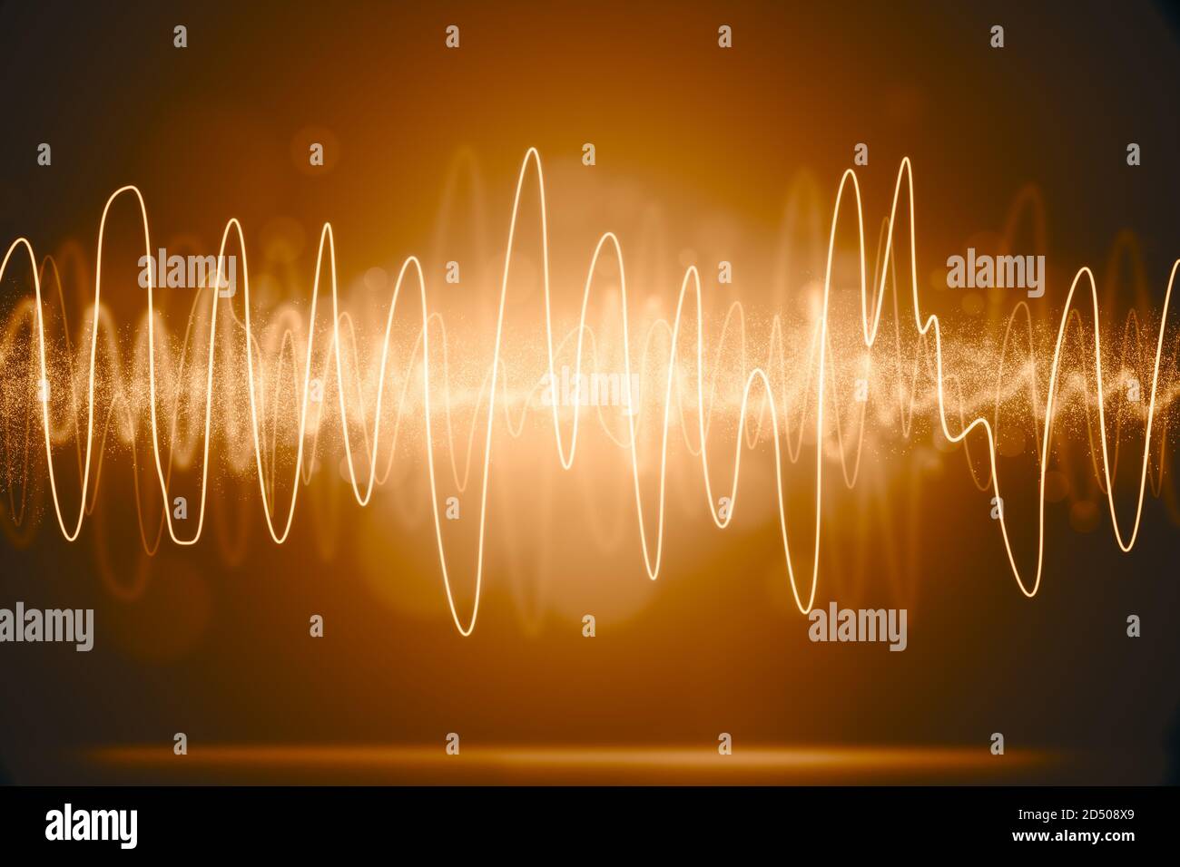 Music sound waves Stock Photo - Alamy