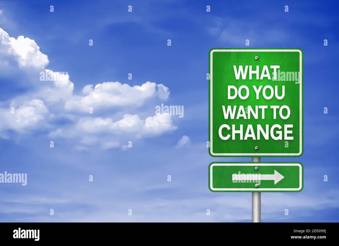 What do you want to change Stock Photo - Alamy