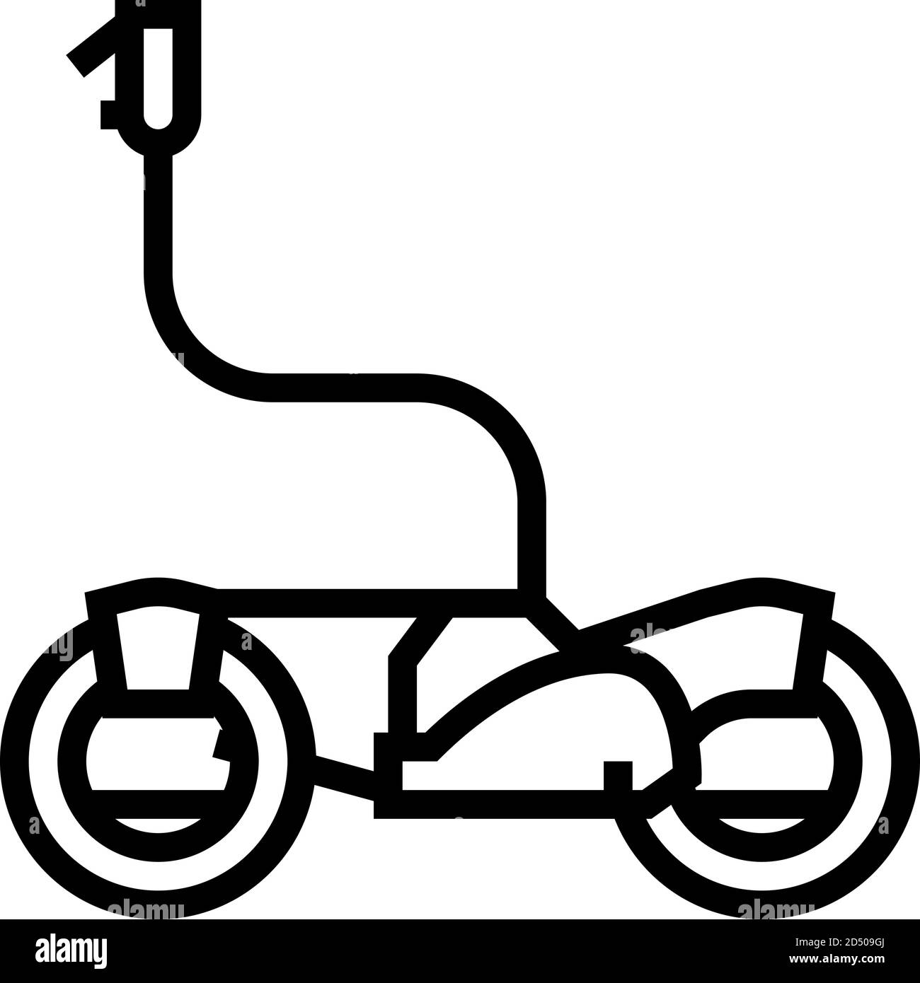motorized vehicle transport line icon vector illustration Stock Vector ...