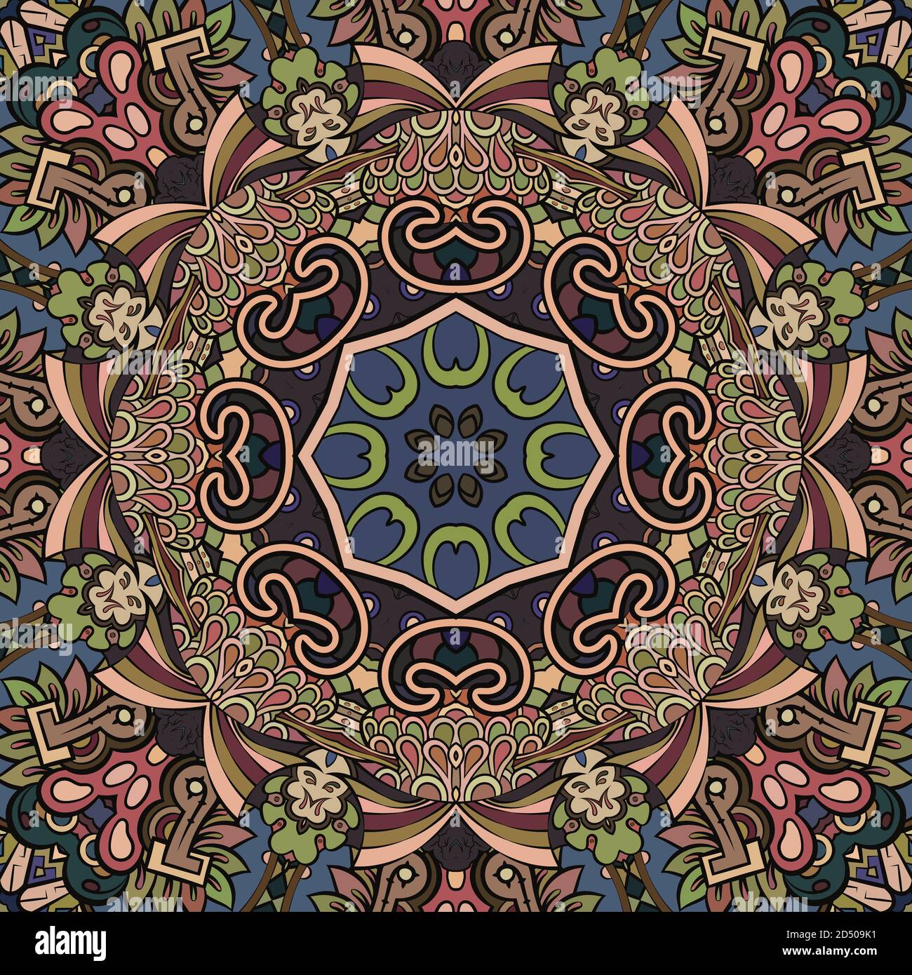 Festive seamless border cheerful Stock Vector Images - Alamy