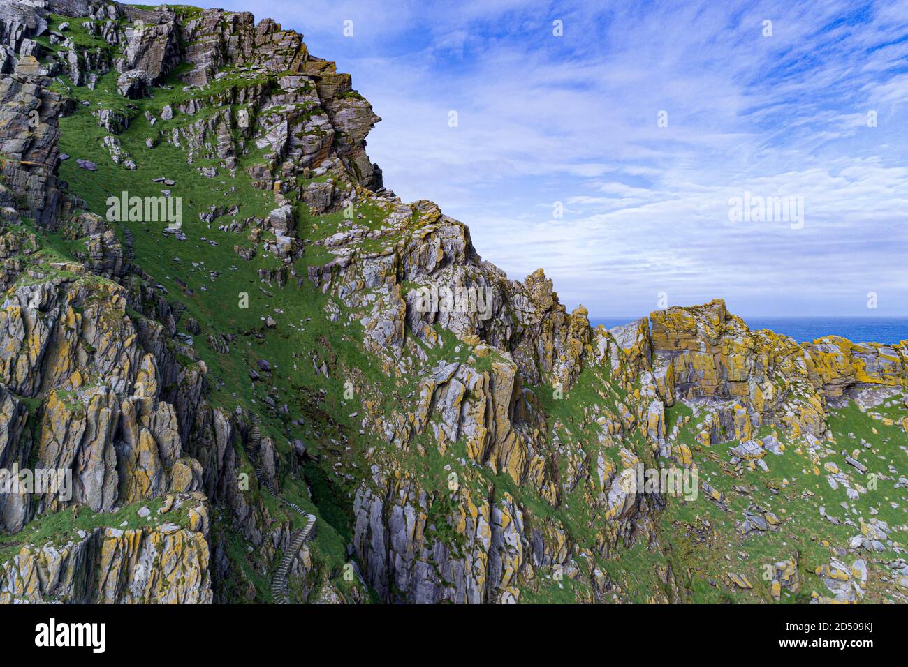 Skellig Michael, part of the Skellig rocks, County Kerry, Ireland Stock ...